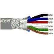 alpha equal 6338 multi-conductor cables 24awg 50c shield 100ft spool chrome